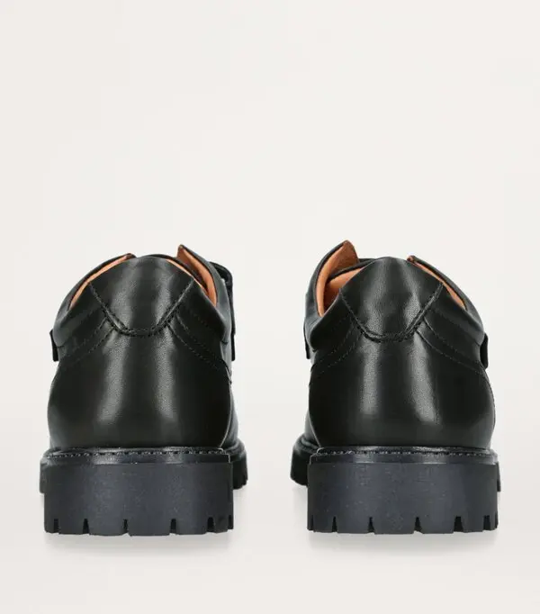 PAPOUELLI Leather School Shoes