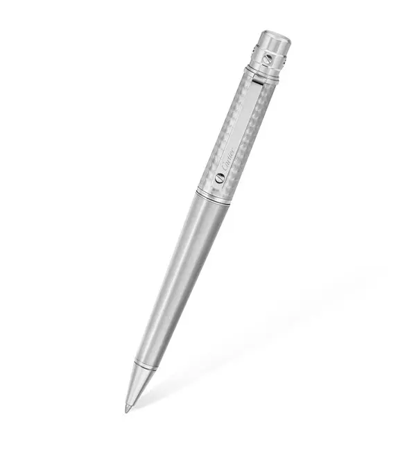 Cartier Santos De Ballpoint Pen - Silver
