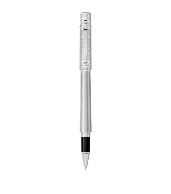 Cartier Santos De Ballpoint Pen - Silver