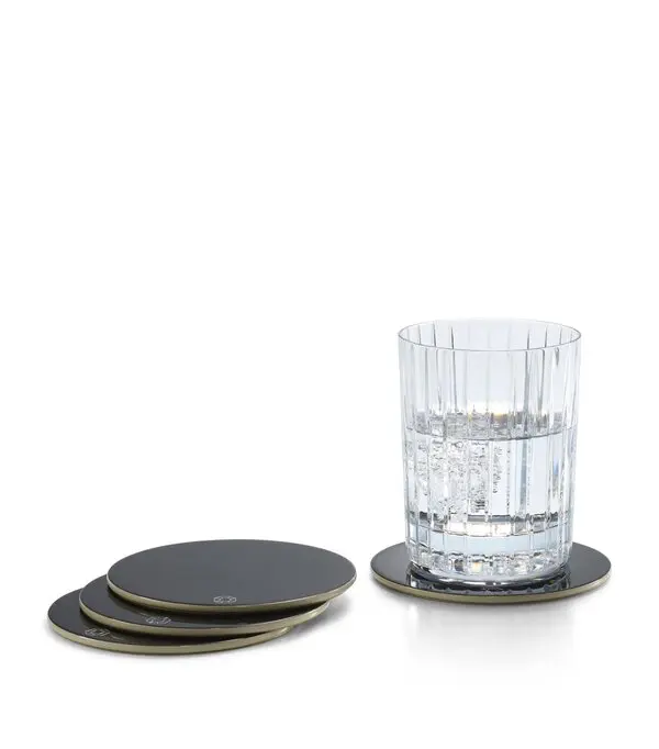 THE MARTHA, BY BACCARAT Set Of 4 Octogone Coasters
