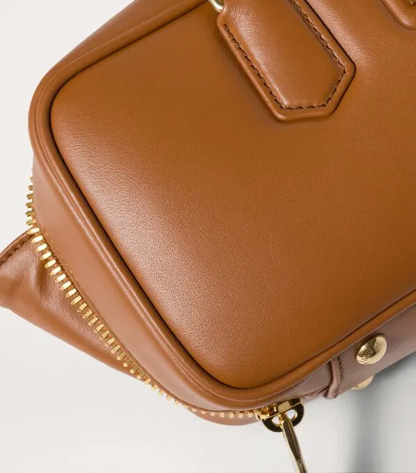 Miu Miu Leather Arcadie Top-handle Bag