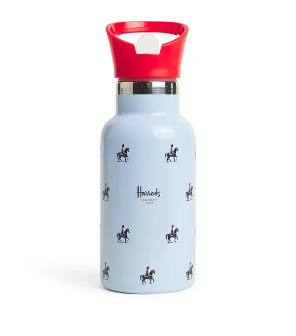Harrods Horse Guards Print Water Bottle - Blue