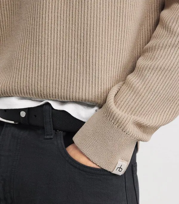 Rag & Bone Knitted Quarter-zip Sweater