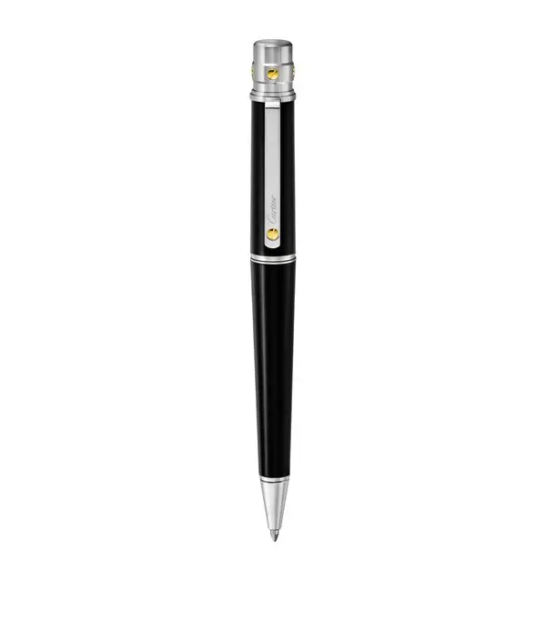 Cartier Santos De Ballpoint Pen - Black