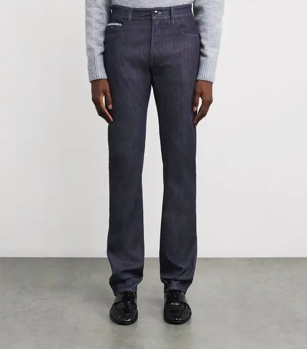 Canali Straight Leg Jeans