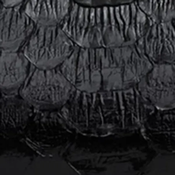 Alaïa Le Teckel Snakeskin Shoulder Bag - Black