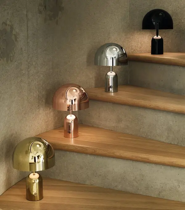 TOM DIXON Portable Bell Table Lamp - Gold