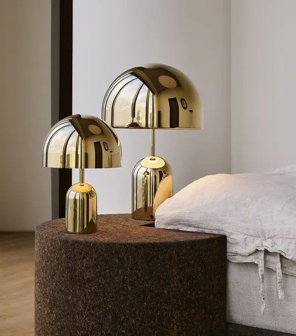 TOM DIXON Portable Bell Table Lamp - Gold