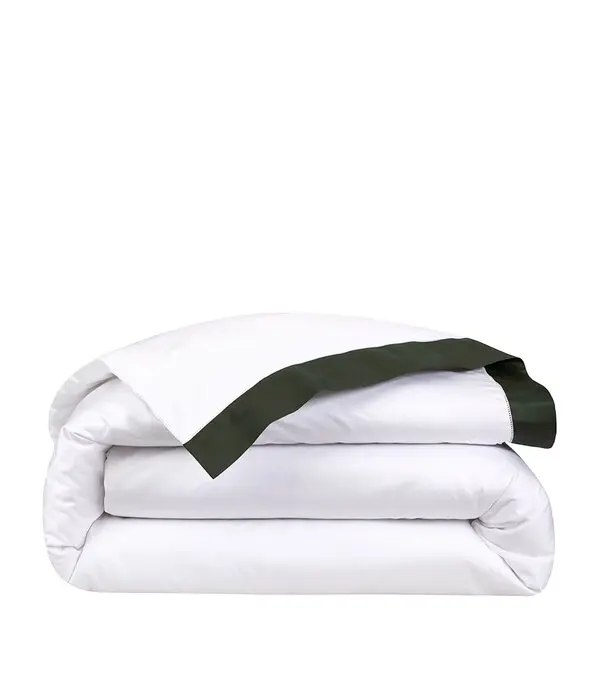 Ralph Lauren Cotton Langdon Super King Duvet Cover - Green