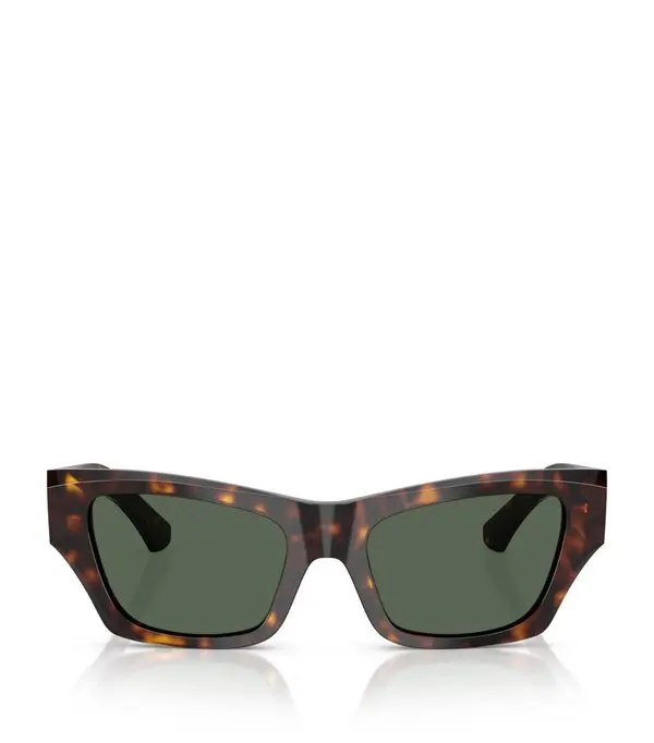Burberry Acetate Square Frame Sunglasses - Brown