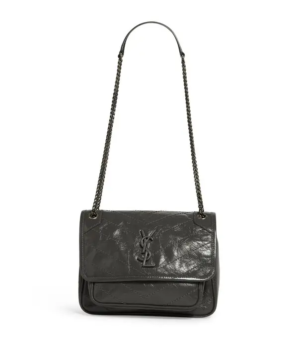 Saint Laurent Baby Niki Shoulder Bag - Grey