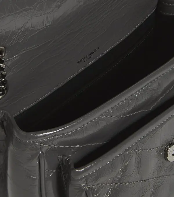 Saint Laurent Baby Niki Shoulder Bag - Grey
