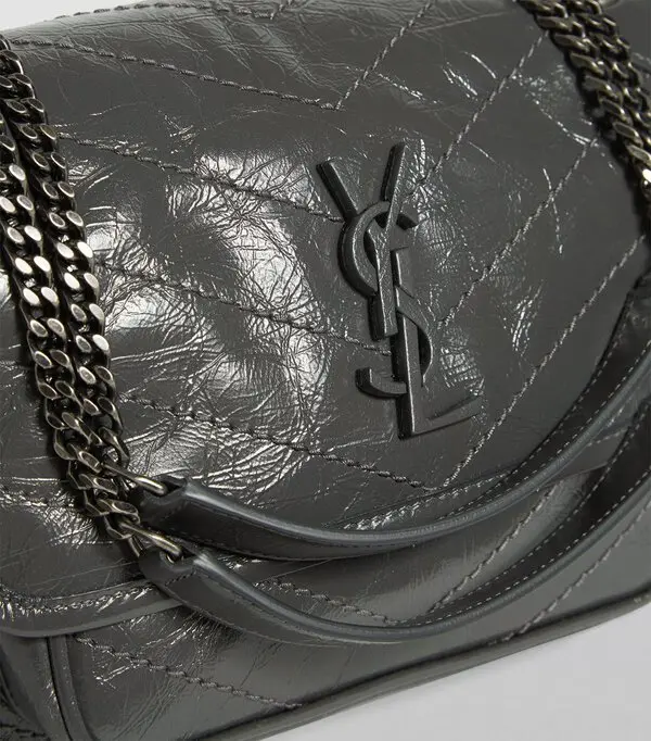 Saint Laurent Baby Niki Shoulder Bag - Grey