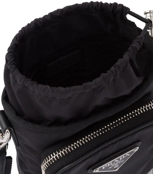 Prada Re-nylon Cross-body Phone Case - Black