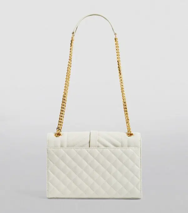 Saint Laurent Medium Envelope Matelassé Shoulder Bag