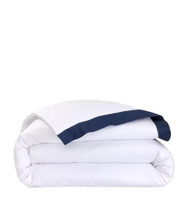 Ralph Lauren Cotton Langdon King Duvet Cover - Navy
