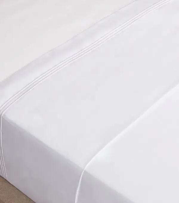 PETER REED Lancaster Super King Flat Sheet