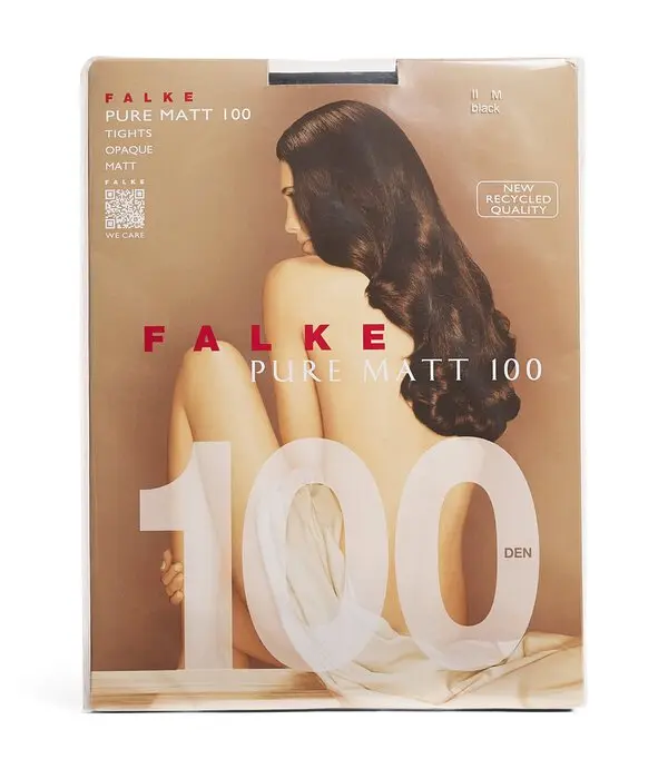 Falke Pure Matte 100 Tights - Black