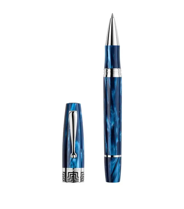 MONTEGRAPPA Sterling Silver-trim Extra 30 Rollerball Pen - Blue
