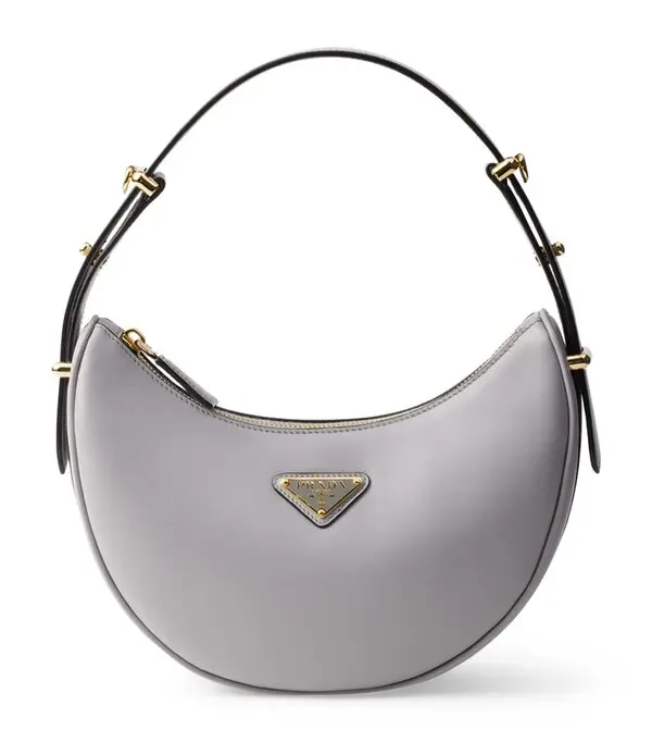 Prada Leather Arqué Shoulder Bag