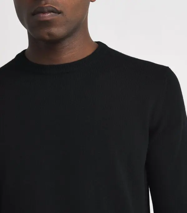 Giorgio Armani Cashmere Crew-neck Sweater - Black