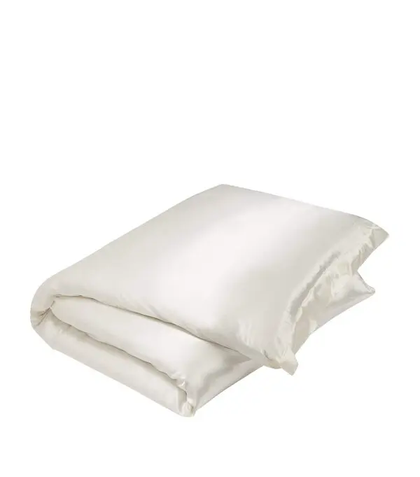 Gingerlily Silk Super King Duvet Cover - Ivory