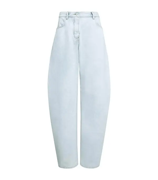 Alaïa Round Wide-leg Jeans