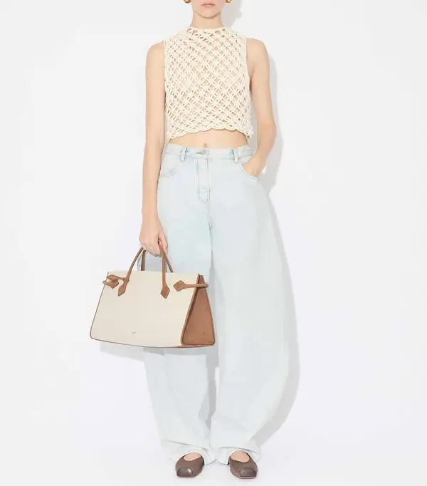 Alaïa Round Wide-leg Jeans