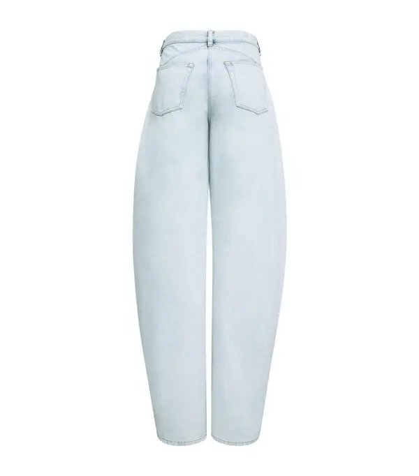 Alaïa Round Wide-leg Jeans