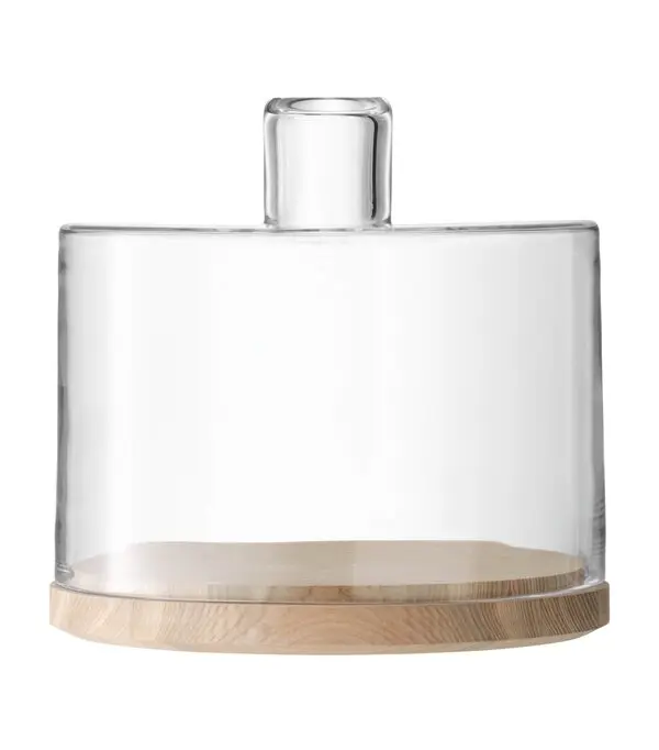 LSA INTERNATIONAL Lotta Cake Dome With Base - Clear