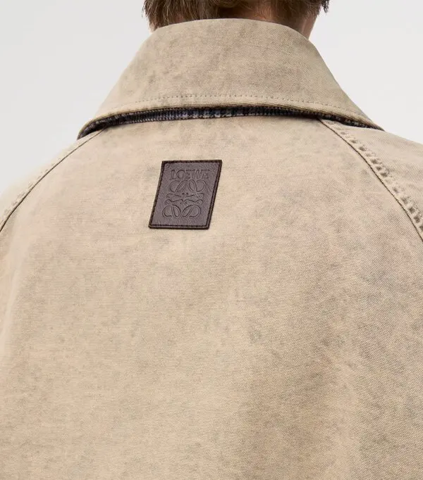 Loewe Distressed Denim Jacket