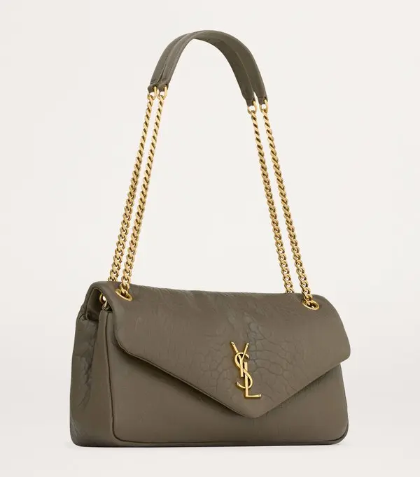 Saint Laurent Calypso Medium Shoulder Bag - Green