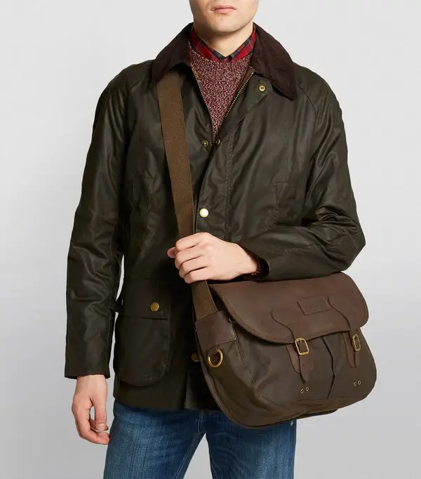 Barbour Waxed Cotton Tarras Messenger Bag