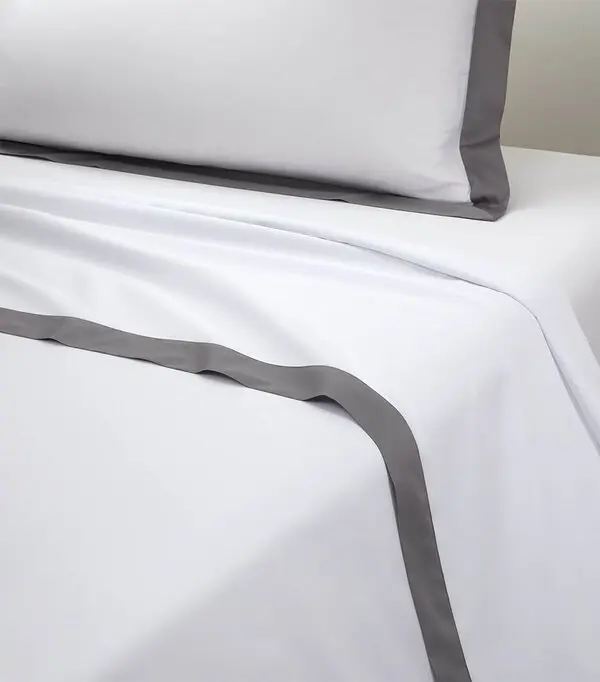 YVES DELORME Linea Platine Flat Sheet