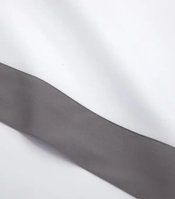 YVES DELORME Linea Platine Super King Flat Sheet