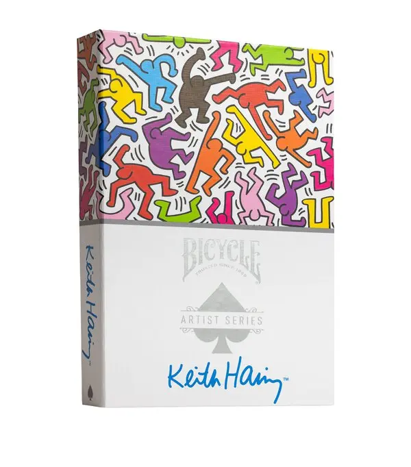 BICYCLE Artist Series Keith Haring Playing Cards - White