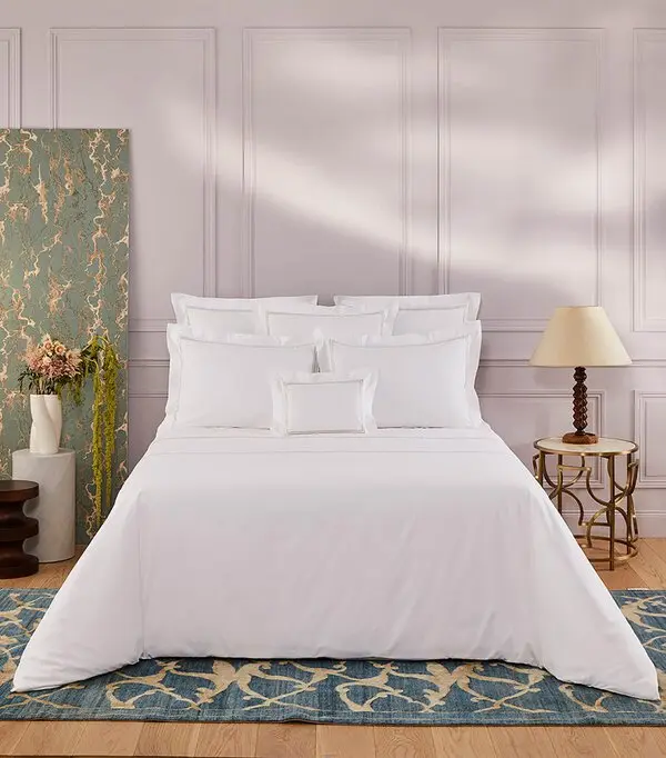 YVES DELORME Organic Cotton Duo Pierre King Duvet Cover - Beige