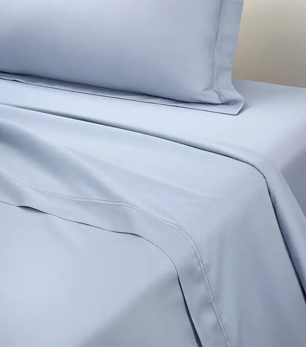 YVES DELORME Triomphe Celeste Double Flat Sheet