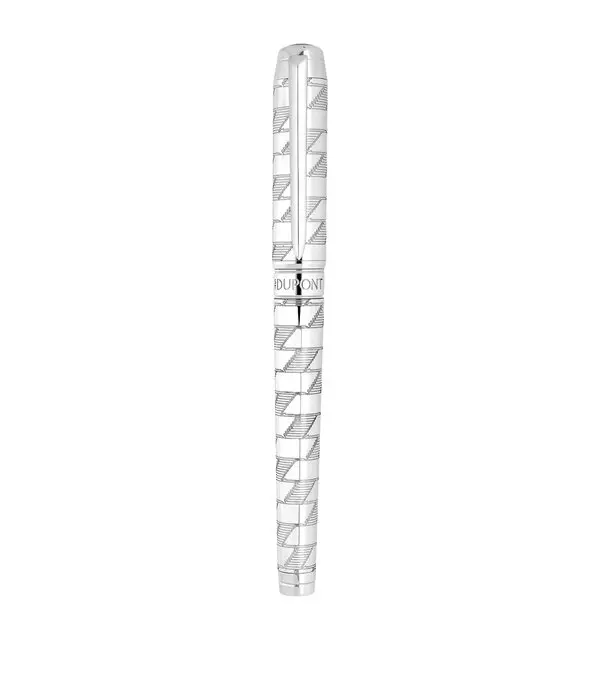 S.t. Dupont Extra Large Monogram 1872 Line D Eternity Fountain Pen - Metallic