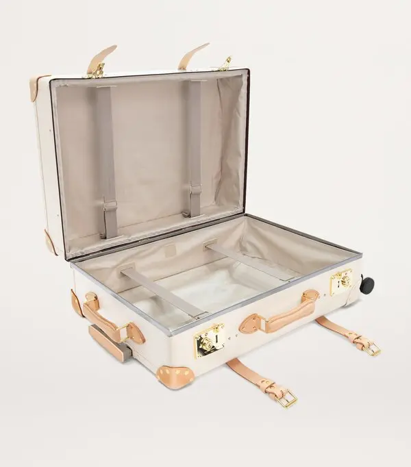 GLOBE-TROTTER Large Safari 4-wheel Suitcase - Ivory