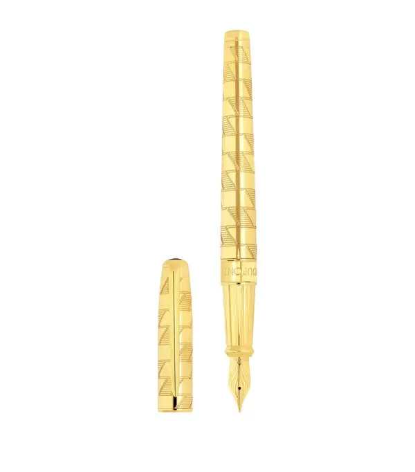 S.t. Dupont Large Line D Eternity Monogram 1872 Fountain Pen
