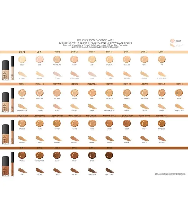 NARS Sheer Glow Foundation - Nude