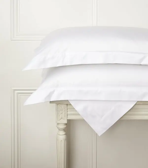 CELSO DE LEMOS Capela Super King Fitted Sheet - White