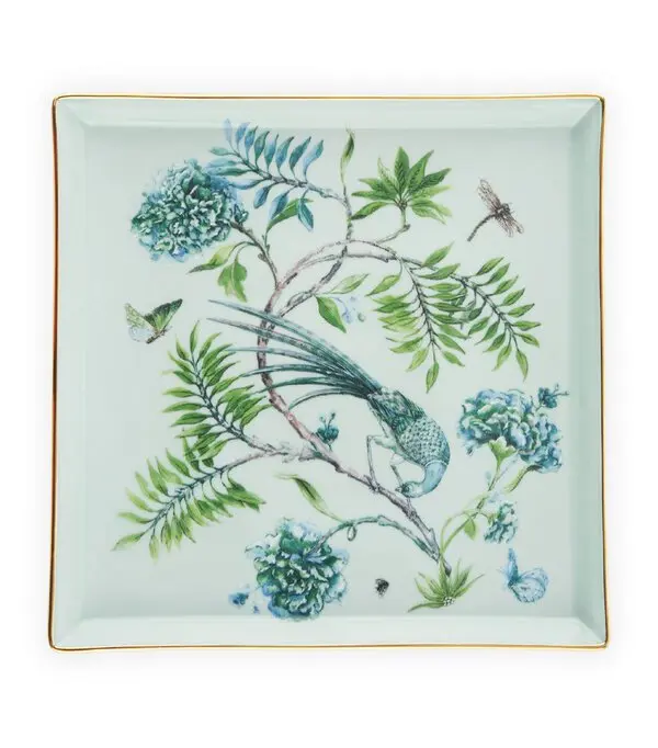 AQUAZZURA Secret Garden Square Tray - Green