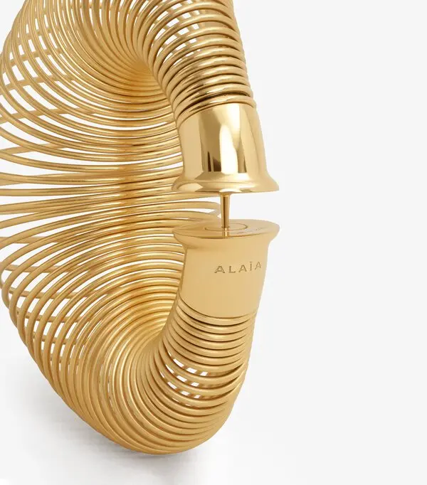 Alaïa Spiral Hoop Earrings