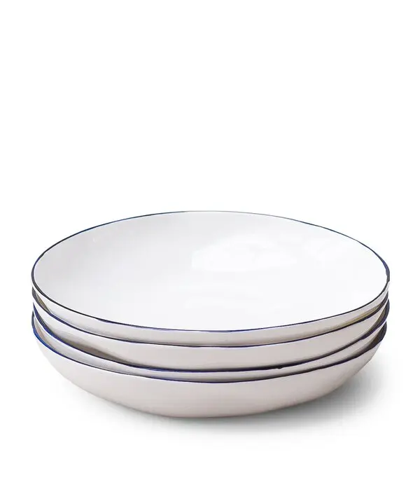 FELDSPAR Set Of 4 Cobalt Pasta Bowls - Blue