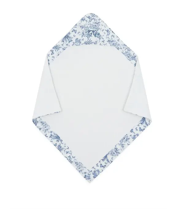 TARTINE ET CHOCOLAT Cotton Toile De Jouy Bath Cape - Blue