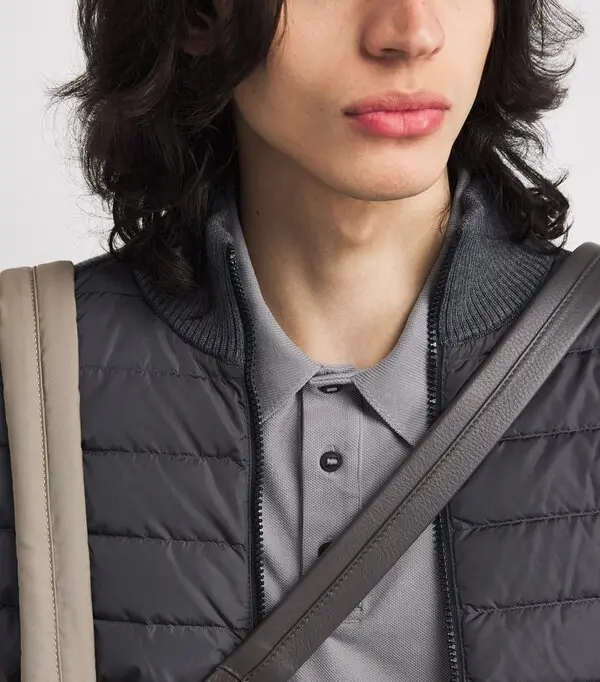 Canada Goose Logo Beckley Polo Shirt - Grey
