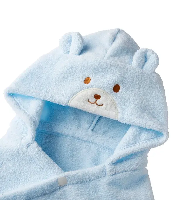 MIKI HOUSE Cotton Bath Poncho Set