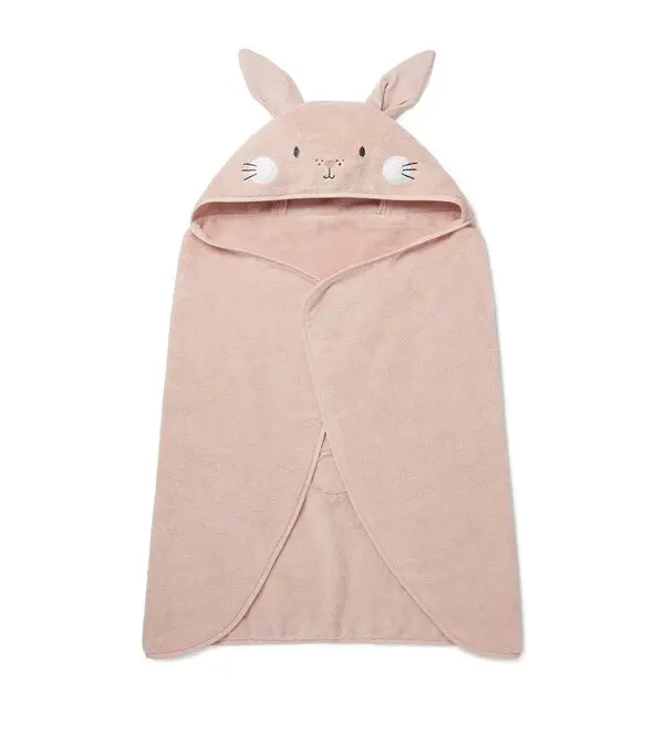 MORI Bunny Hooded Towel - Pink